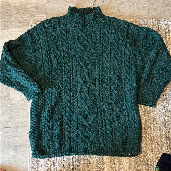 The Limited | Sweaters | Vintage 9s The Limited Handknit Aran Sweater ...